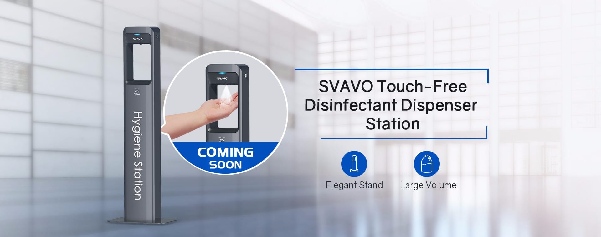 SVAVO Automatic Hand Sanitizer Dispenser for Smart Home